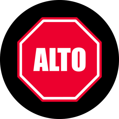 Alto Sign Projector Slide Virtual Sign