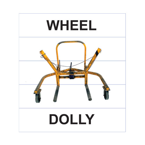 Wheel Dolly Superior Mark® 5-Piece Floor Sign | Stop-Painting.com