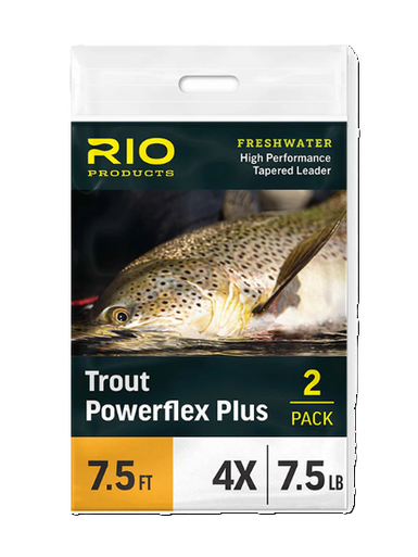 RIO Powerflex Plus Leader - 2 Pack - Tight Lines Fly Fishing