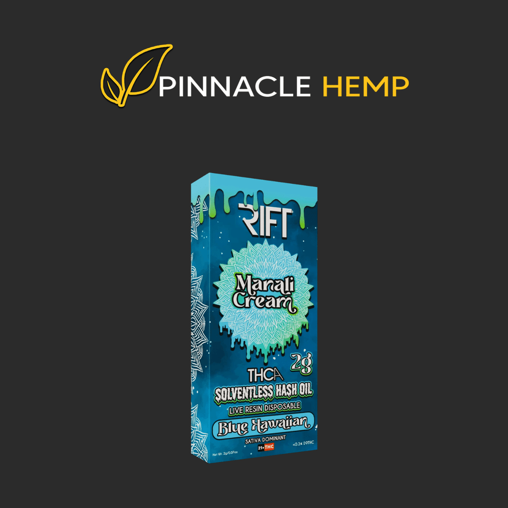 Rift Manali Cream Solventless THCa Disposable 2g (Display of 5) by ...