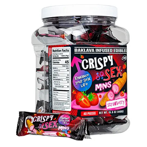 Crispy Blunts Minis - SEX (Jar of 40) | HS CBD