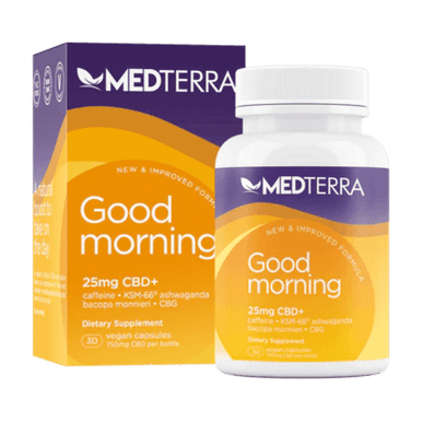 Medterra Good Morning Capsules 25MG CBD 25MG CBG - HS CBD