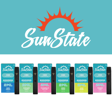 Sun State Hemp CBD Broad Spectrum Disposable Vape 2ml 2000mg