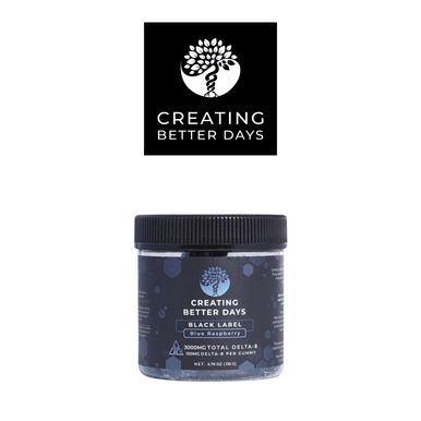 Delta 8 Black Label Gummies 3000mg 30ct (Pack of 6) by Creating Better ...