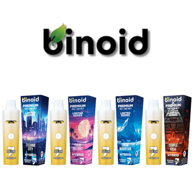 THCa+THCp Limited Series Disposable 7g (Pack of 5) by Binoid | HS CBD