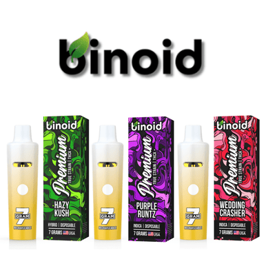 True Strain THCa+ Disposable 7g (Pack of 5) by Binoid | HS CBD