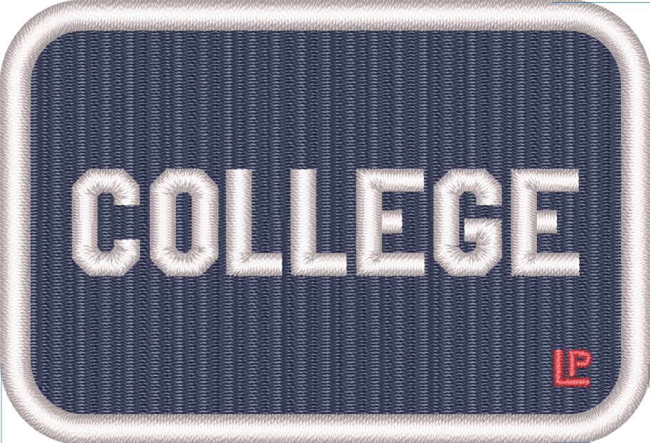 COLLEGE 2x3 Loyalty Patch