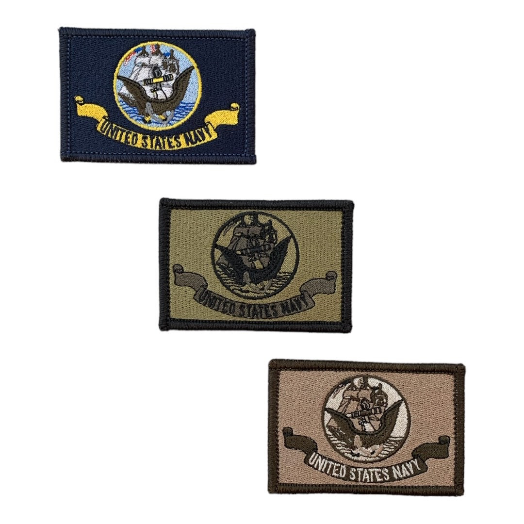 US Navy Flag 2x3 Loyalty Patch