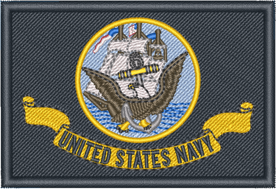 US Navy Flag 2x3 Loyalty Patch
