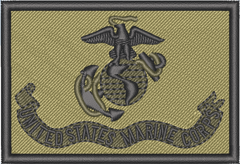 US Marines Flag 2x3 Loyalty Patch