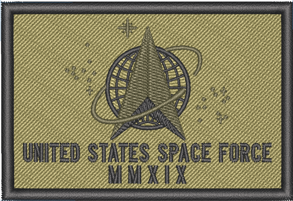 US Space Force Flag 2x3 Loyalty Patch
