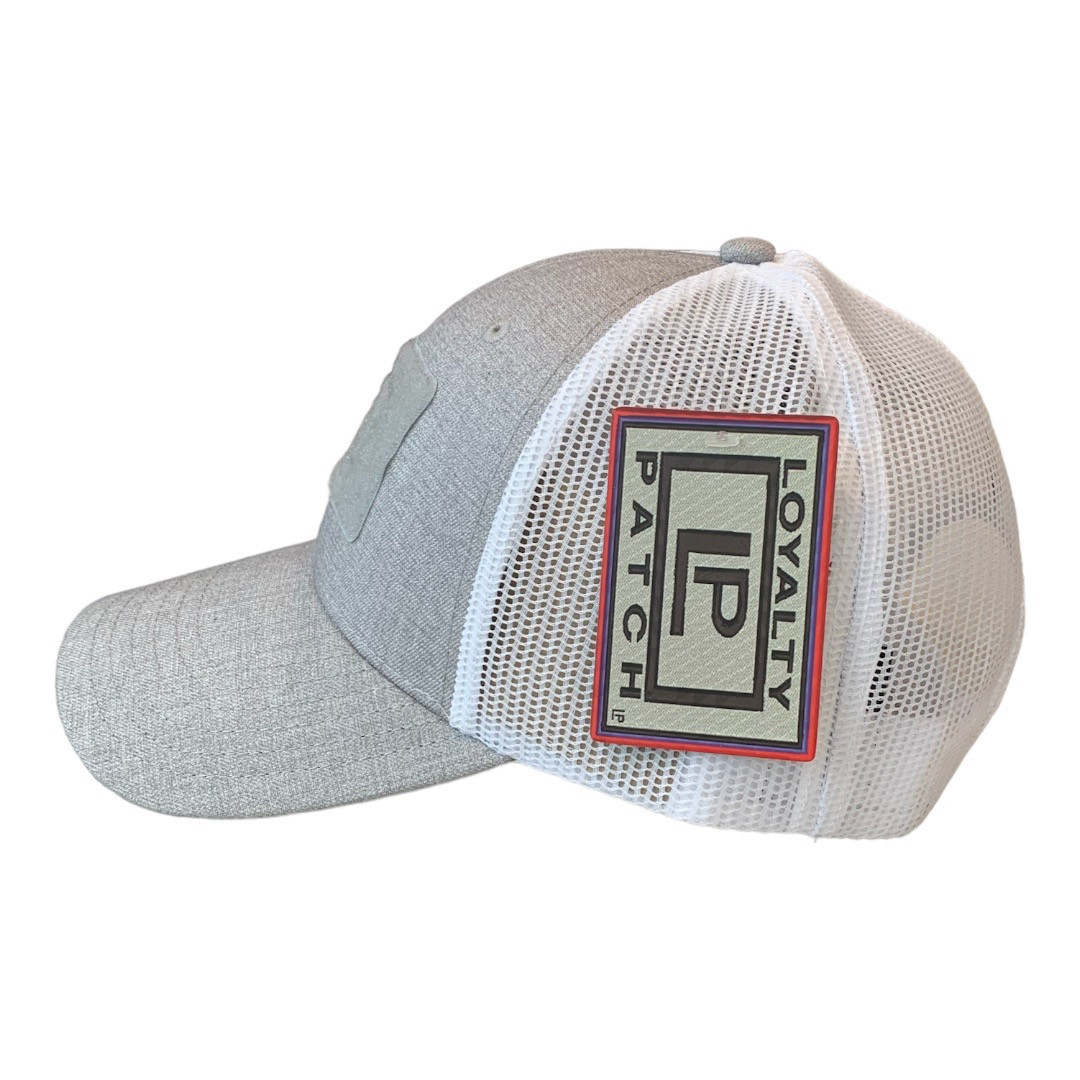 Ball Cap - Heather with White Mesh