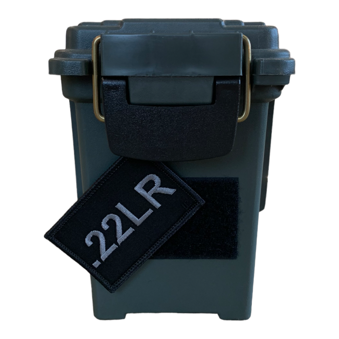 Black Gun Caliber 2x3 Loyalty Patch with Sticker Converter