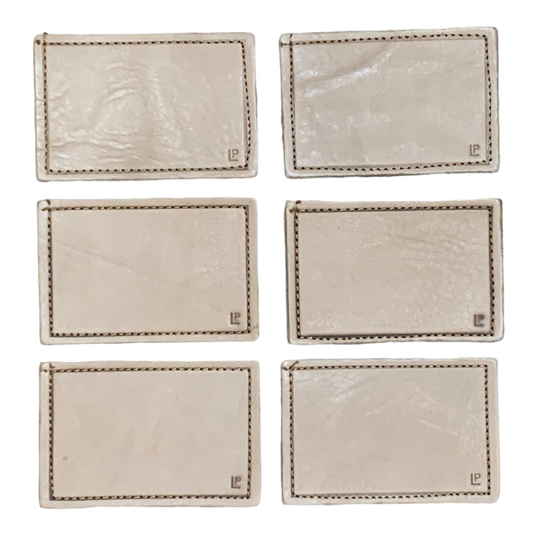 Full Grain Tan Leather BLANK 2x3 Loyalty Patch