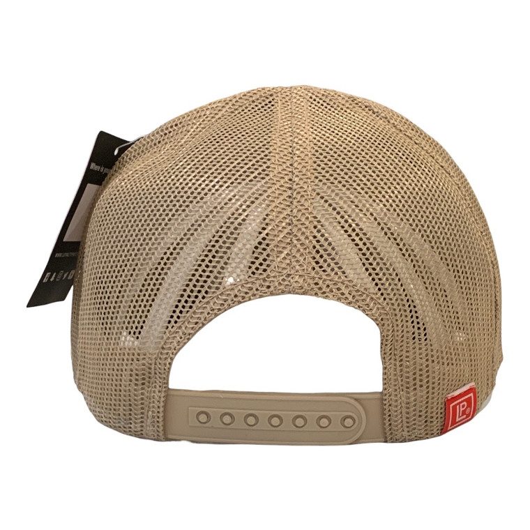 Ball Cap - Black with Tan Mesh