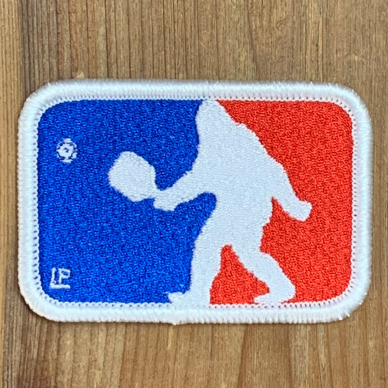 Pickleball - Sasquatch Red, White, and Blue 2x3 Loyalty Patch