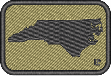 North Carolina Silhouette - Scorpion 2x3 Loyalty Patch