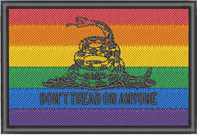 Gadsden Pride 2x3 Loyalty Patch