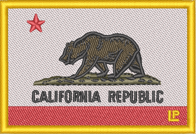 California State Flag 2x3 Loyalty Patch