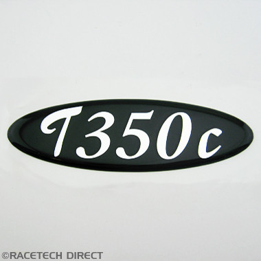 TVR T350c Boot Badge - U2519 - Racetech Direct
