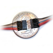Microconnector set, 6 pin, w/7" wires both ends. - Canadian Express Line