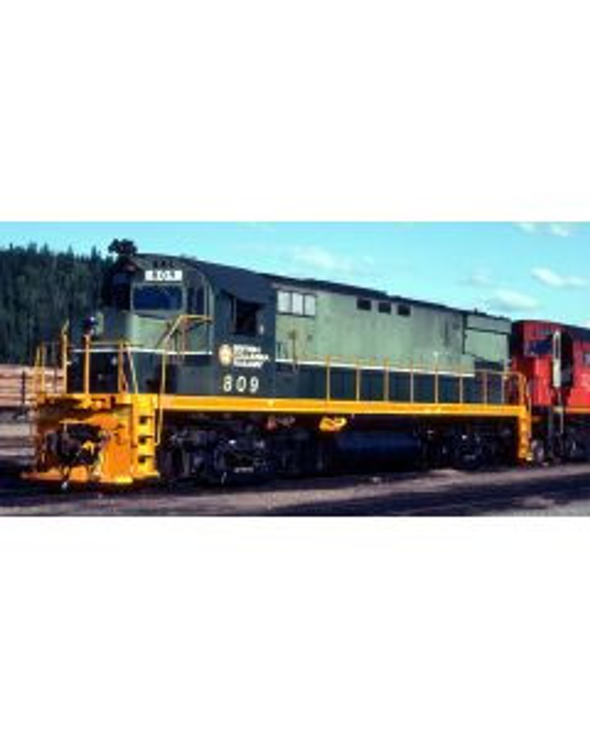 Loco., diesel, MLW C-425, BCOL #806, 2-tone green - DC - Canadian Express Line