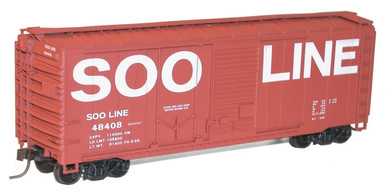 Boxcar kit, 40', combination-door, SOO, large "SOO" - Canadian Express Line