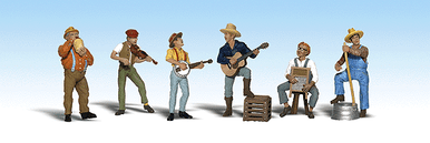 Figure, jug band (x6) + instruments - Canadian Express Line