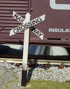 Crossbuck kit, 1st generation (x5) - Canadian Express Line
