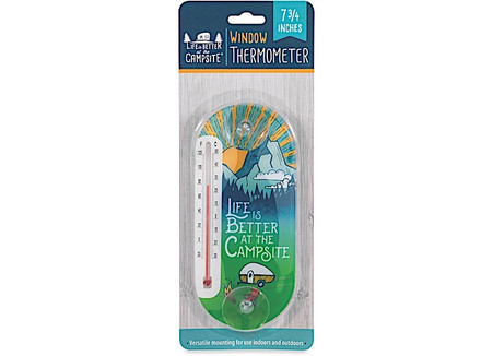 Life Is Better At The Campsite Window Thermometer Campsite | RV ...