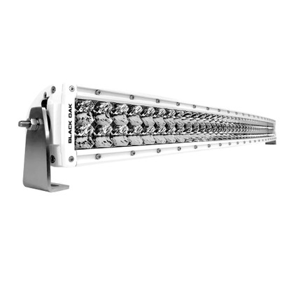 Black Oak Pro Series 3.0 Curved Double Row 40" LED Light Bar - Combo Optics - White Housing ...