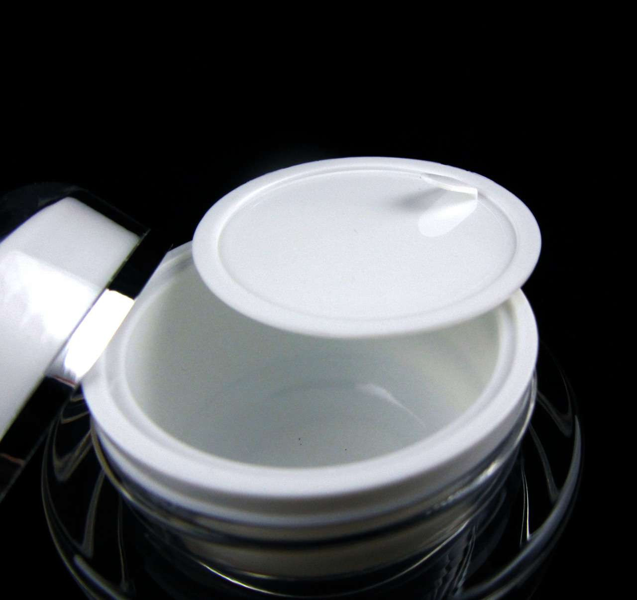 Acrylic Cosmetic Beauty Containers Cream Jars w/ Sealing Disc - 30ml ...