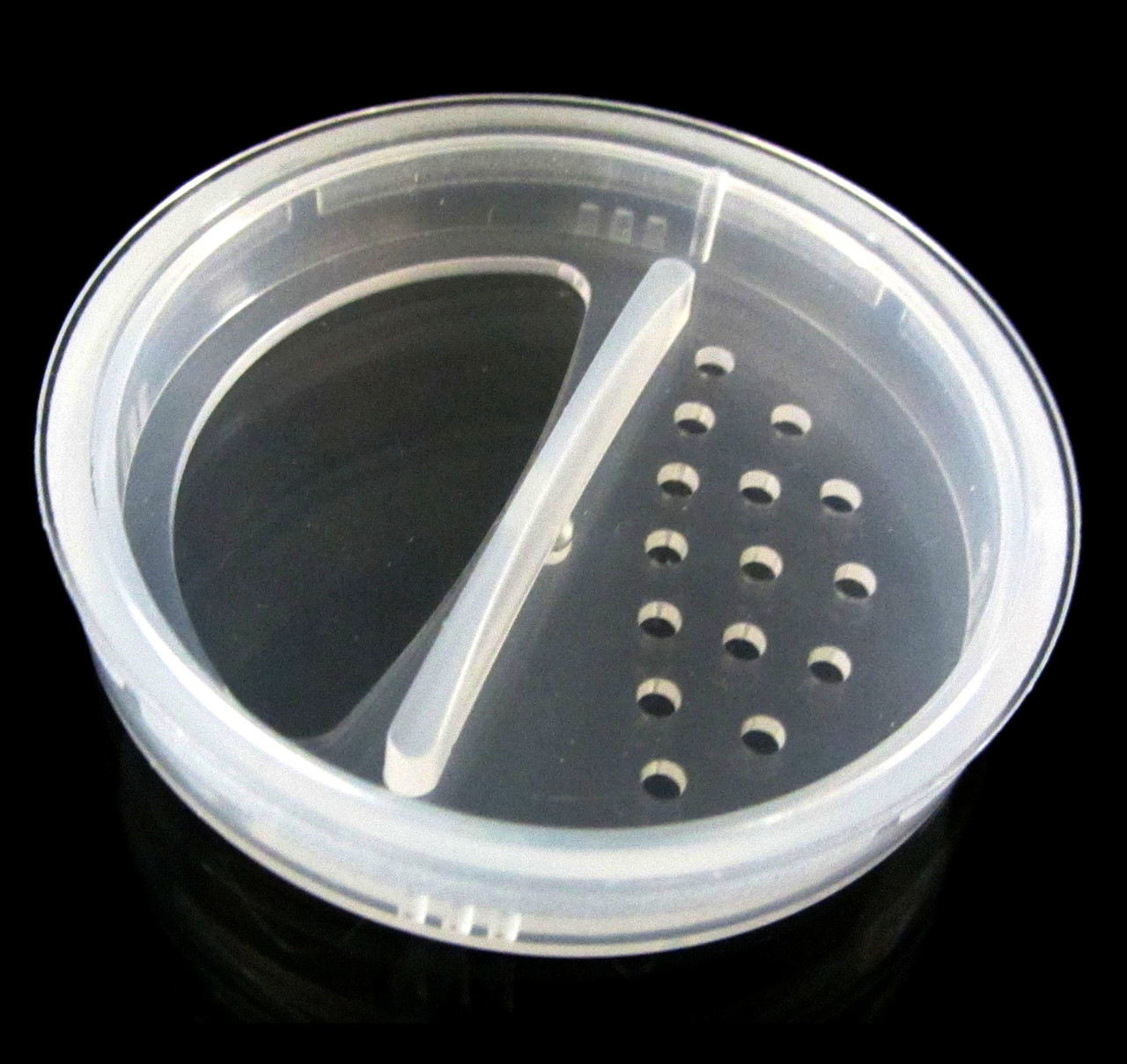 Cosmetic Jar Sifters - Rotating Click & Turn • 5057 Beauty Makeup Supply