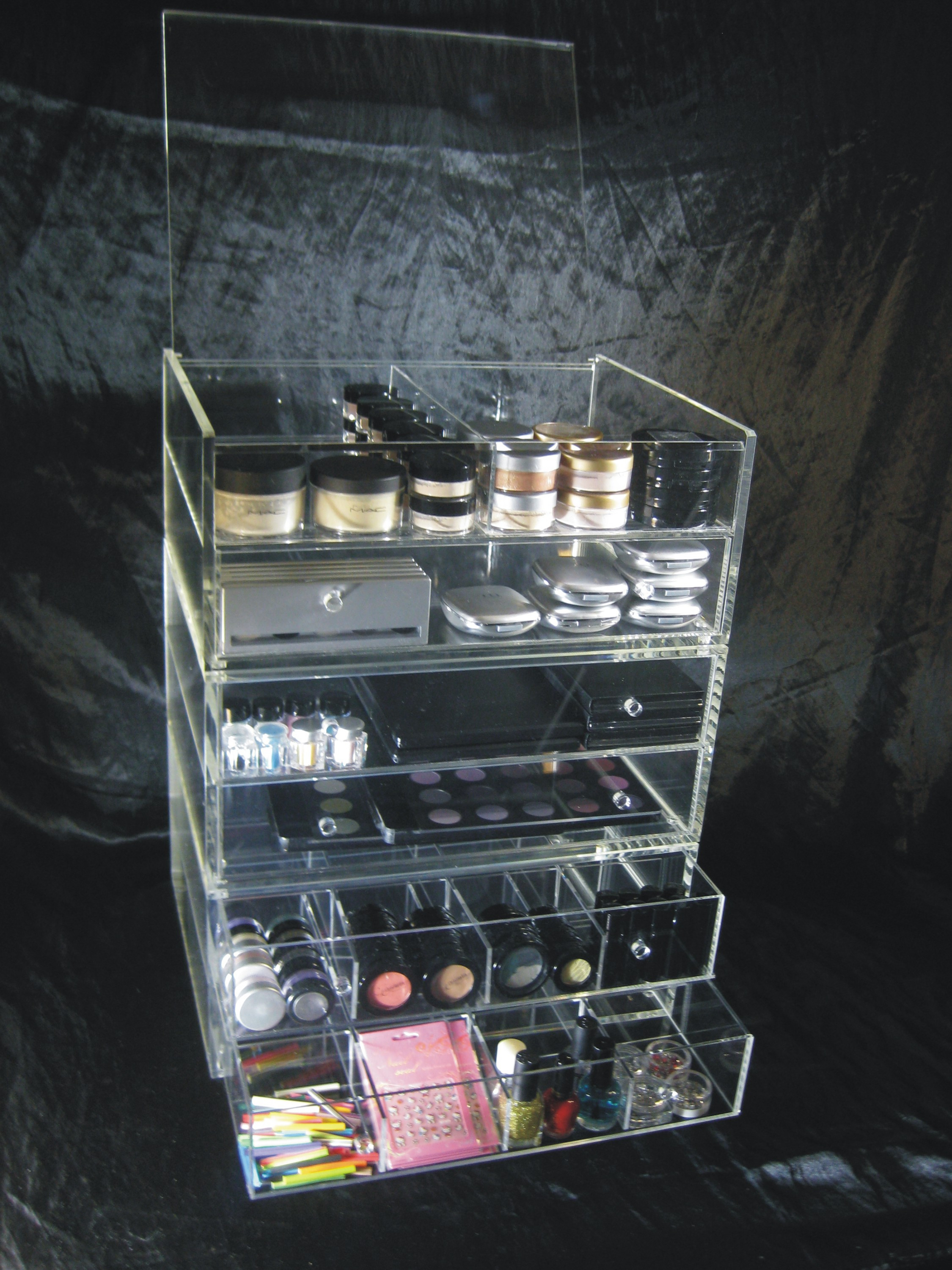 Cosmetic Acrylic Organizers - Beauty Makeup Supply