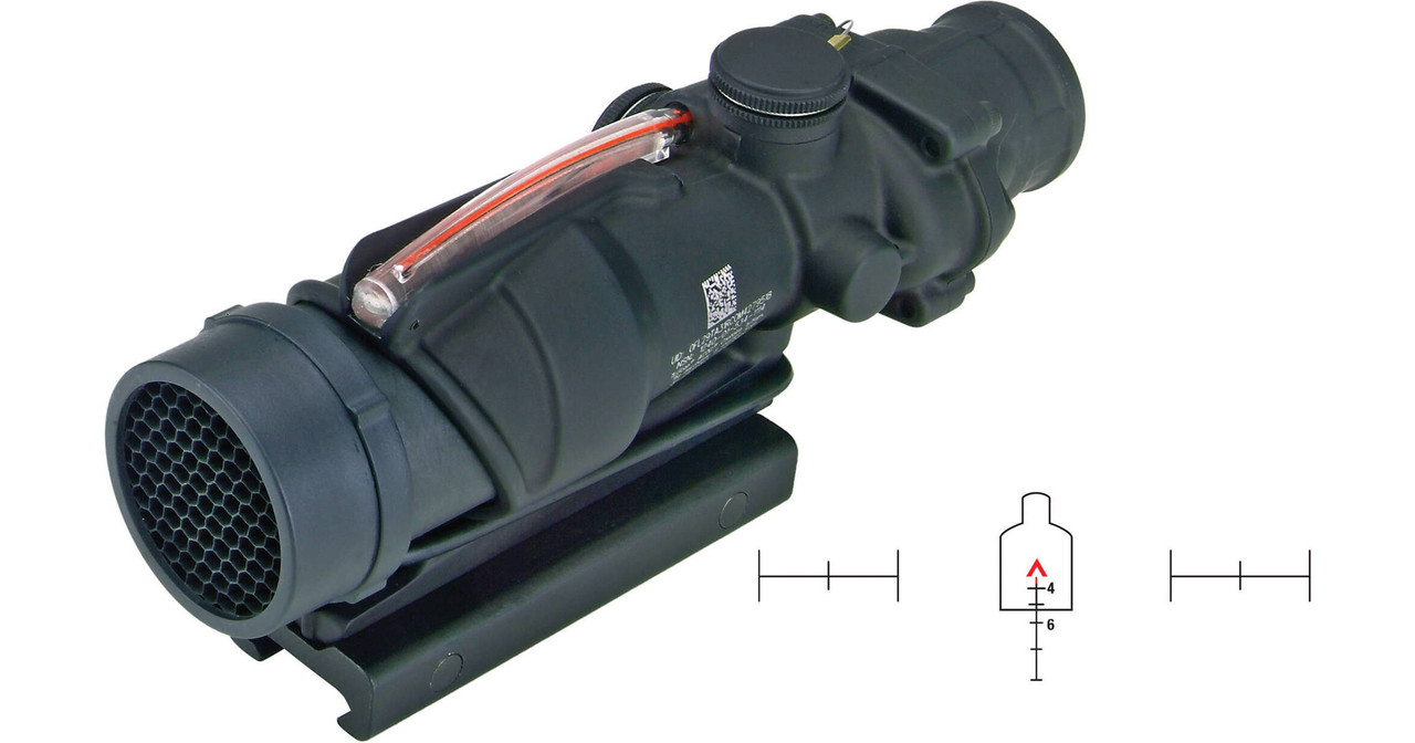 Buy Trijicon ACOG 4x32mm BAC Rifle Combat Optic (RCO) Scope - Red ...