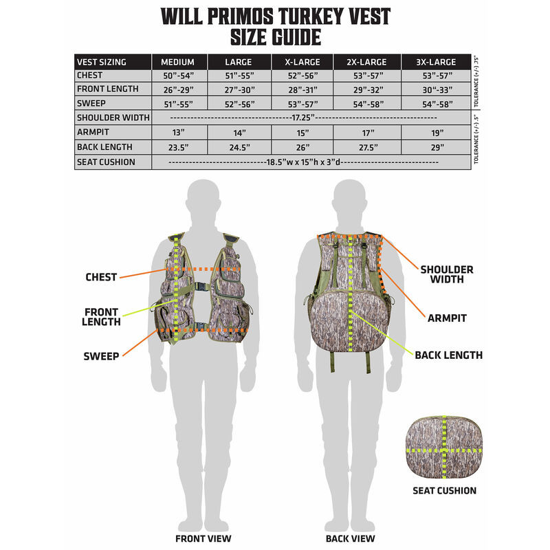 Buy Primos Will Primos Turkey Vest at Nexgen Outfitters | www.nexgenof.com