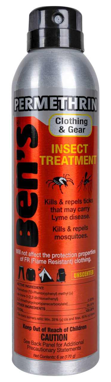 Ben's Clothing and Gear Insect Repellent 0.5% Permethrin Spray 6 oz - Nexgen Outfitters