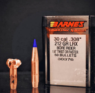 Buy Barnes LRX Long-Range 30 Caliber (308 Diameter) 212gr. Polymer Tip ...