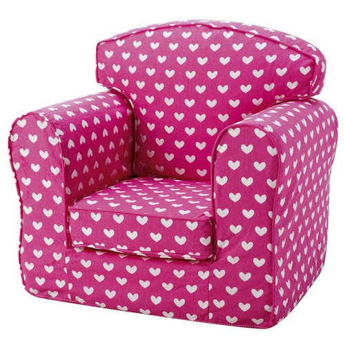 Kids pink armchair store