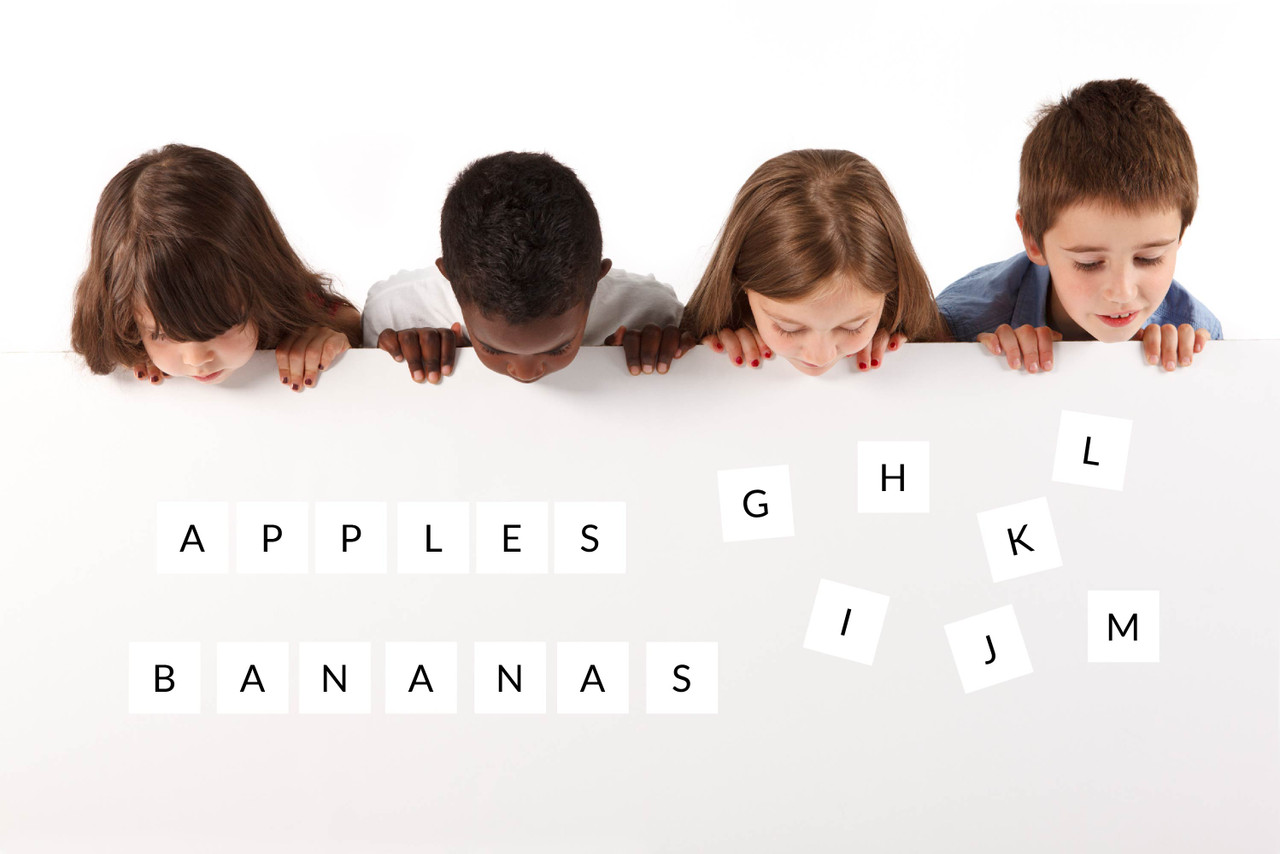 Black Inverted Magnetic Alphabet Letters (Upper Case)