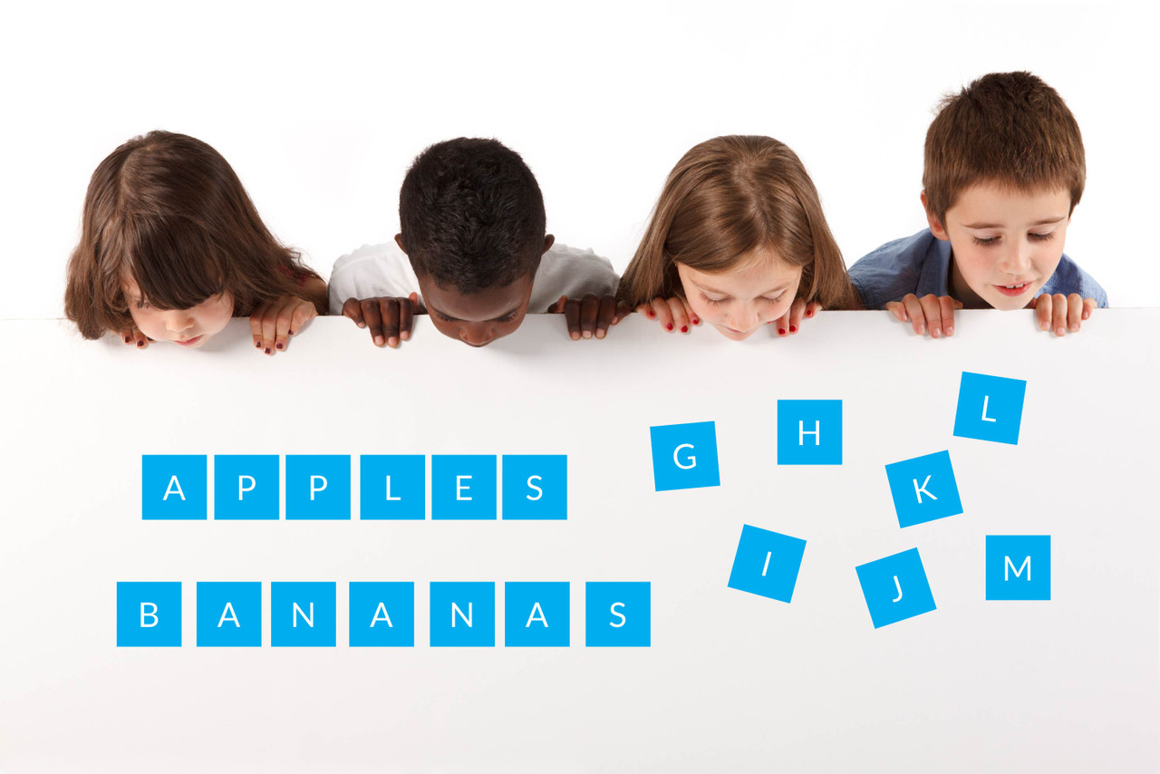 Cyan Magnetic Alphabet Letters (Upper Case)