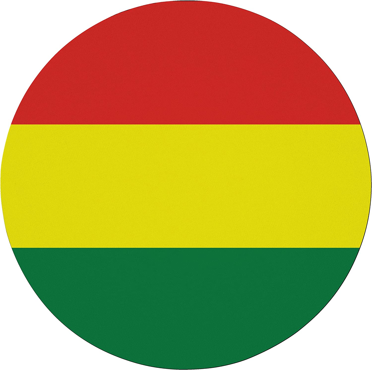 Bolivia Flag 7.5" Circular Mouse Pad