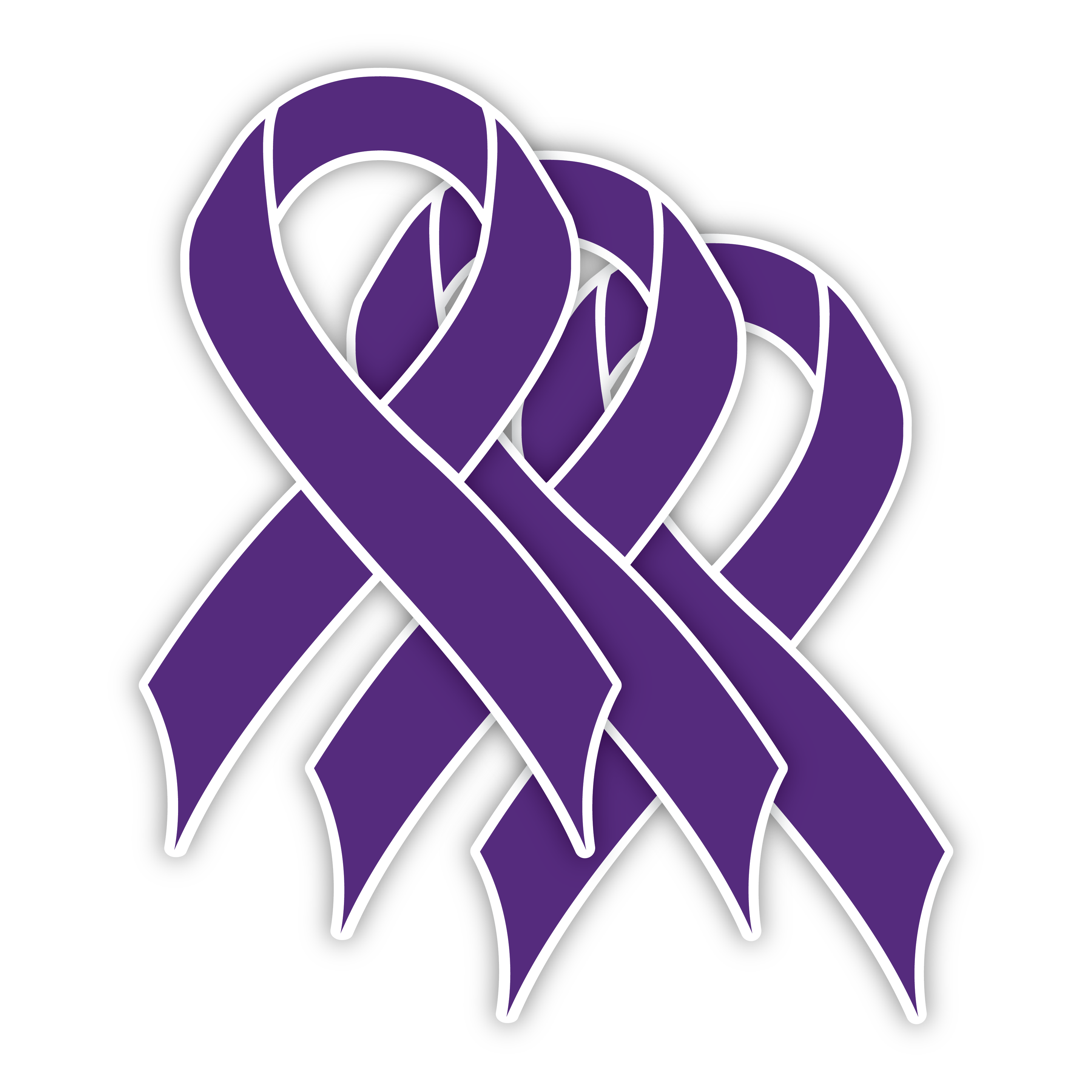 Honor Caregivers (Plum) - 3 Pack Stickers
