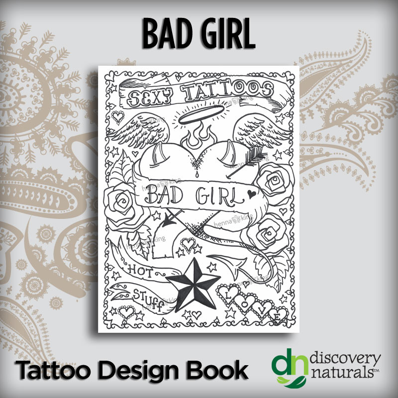 Bad Girl Design Book | Shop Henna Tattoo Designs - HennaKing.com