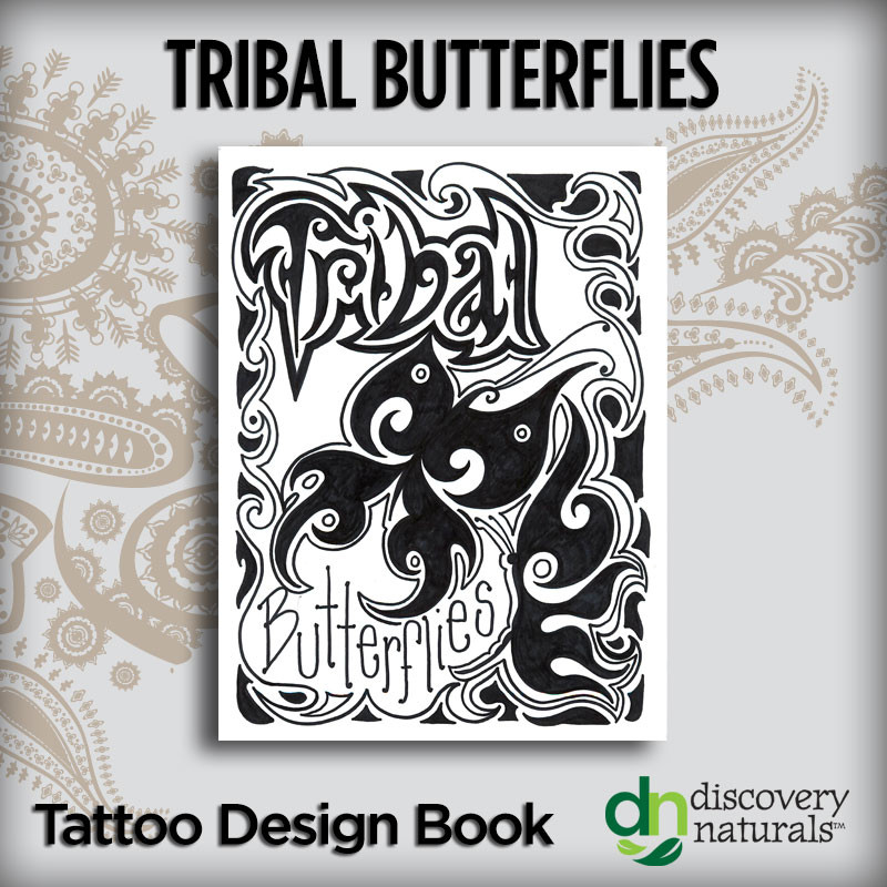 Tribal Butterflies Design Book | Shop Henna Tattoo Designs - HennaKing.com