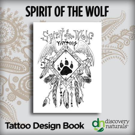 Spirit of the Wolf Design Book | Shop Henna Tattoo Designs - HennaKing.com