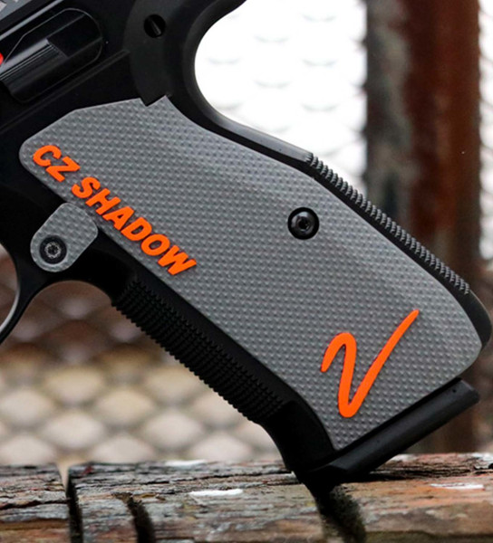 CZ Shadow 2 Thin Full Checkered- "CZ Shadow" & "2" Inlay w/ Liner - LOK ...