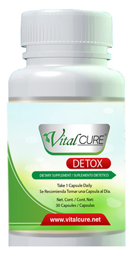 1 Frasco Vital Cure Detox ~ Como Lo vio en TV - Original