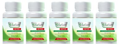 5 Frasco Vital Cure Detox ~ Como Lo vio en TV - Original