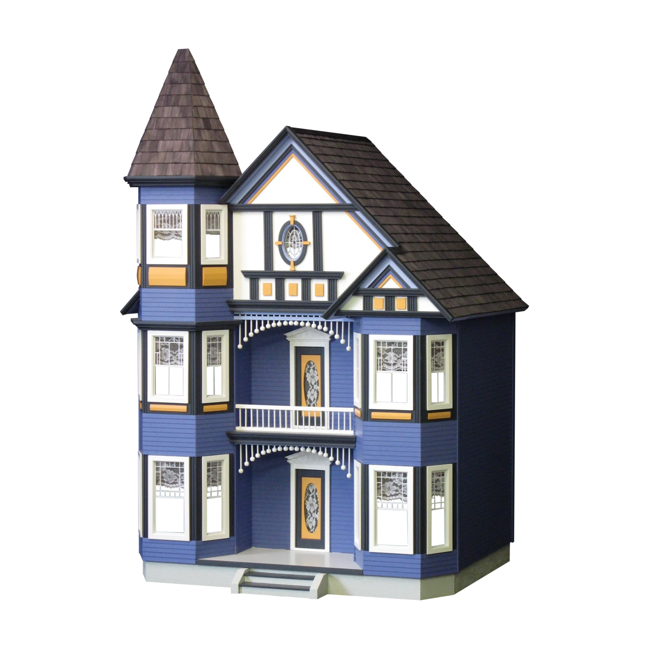 The Painted Lady Dollhouse Kit - Dollhouse City